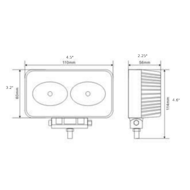 Larsen Lights, LED lights for your equipment !. LED-20 flood