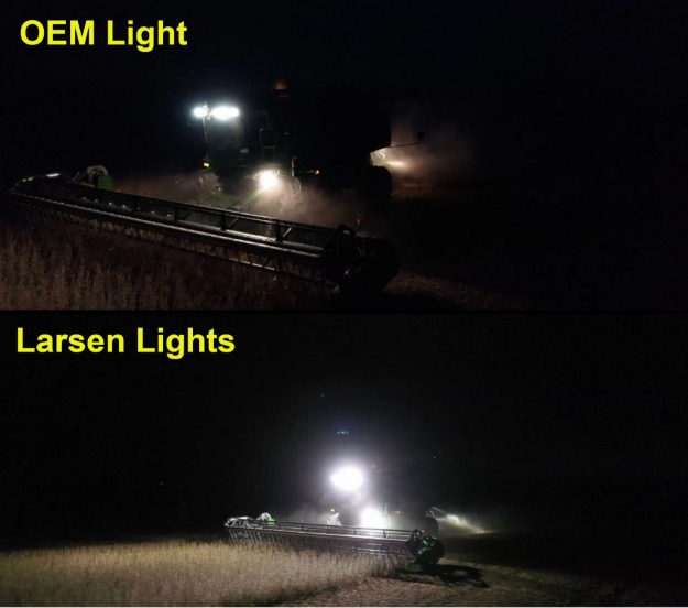 Larsen Lights, LED lights for your equipment !. Larsen LED kit made to fit JD 9x60 series ...