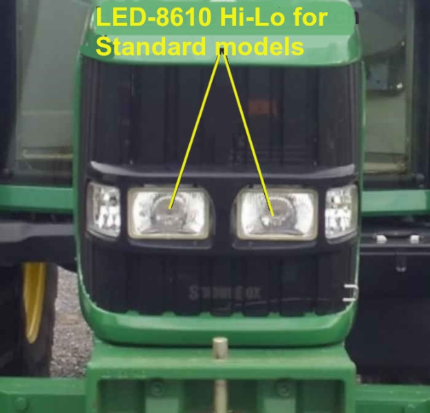 Larsen Lights, LED lights for your equipment !. Larsen LED kit for JD 6x20 / 6x30 series tractors